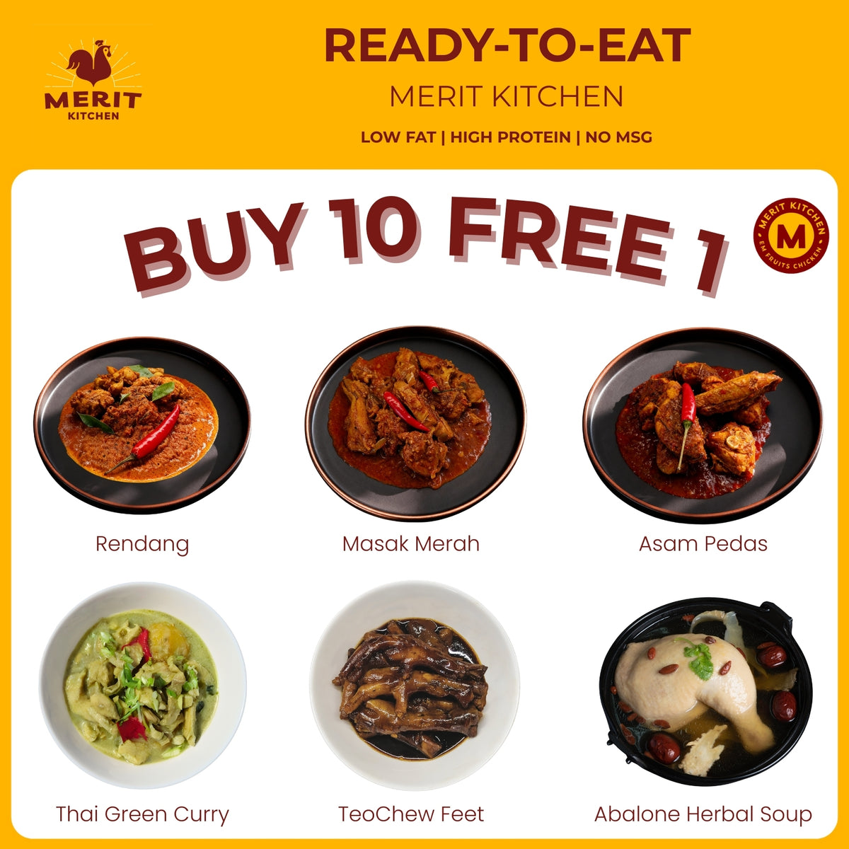[Buy 10 Free 1] Ready-to-Eat Collection – Merit Kitchen - Your ...
